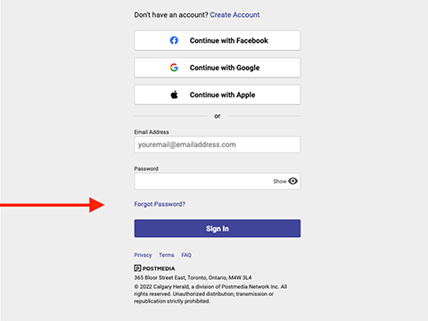 Faq | Calgary Herald